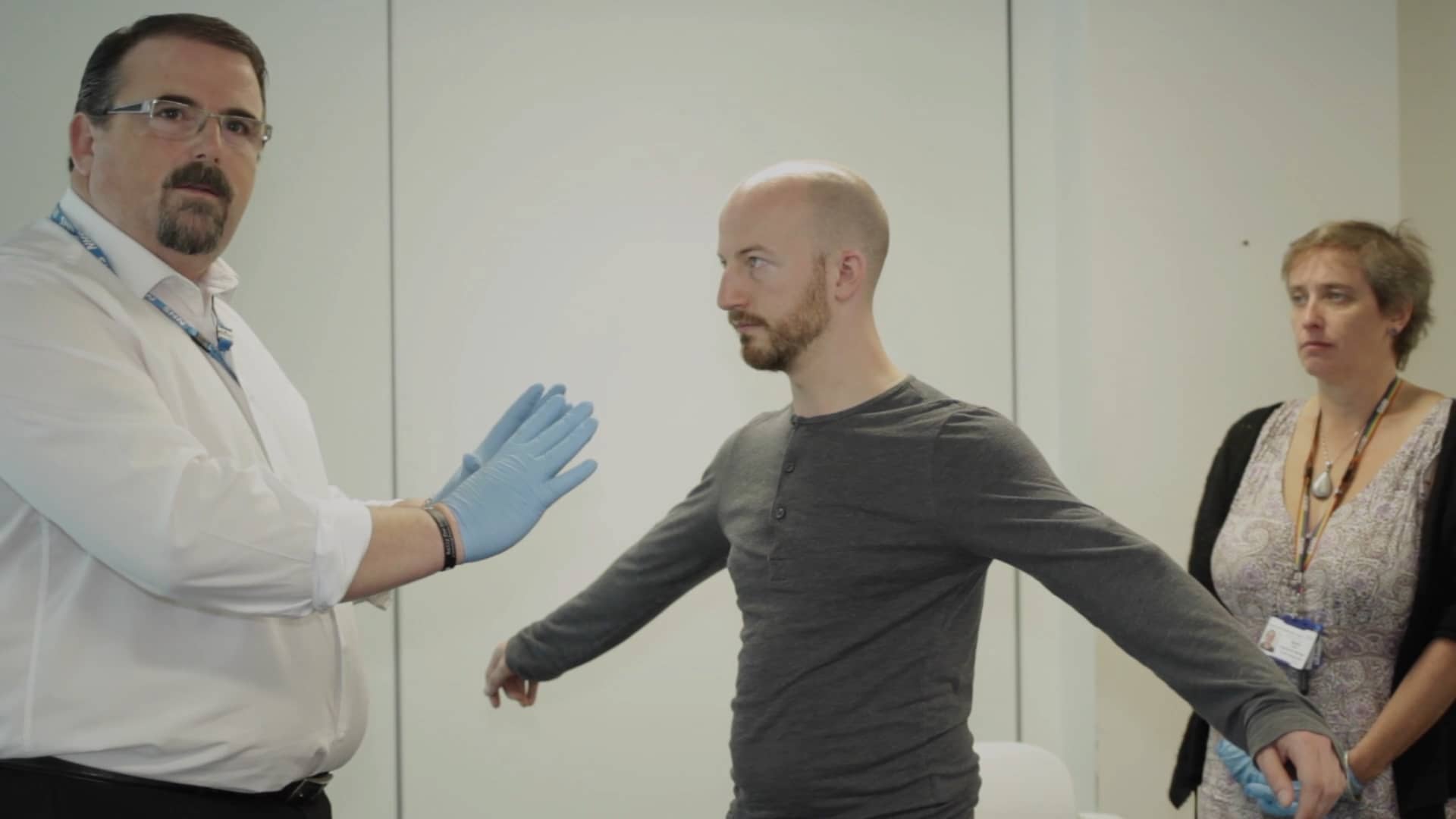 Conducting a pat down search on Vimeo