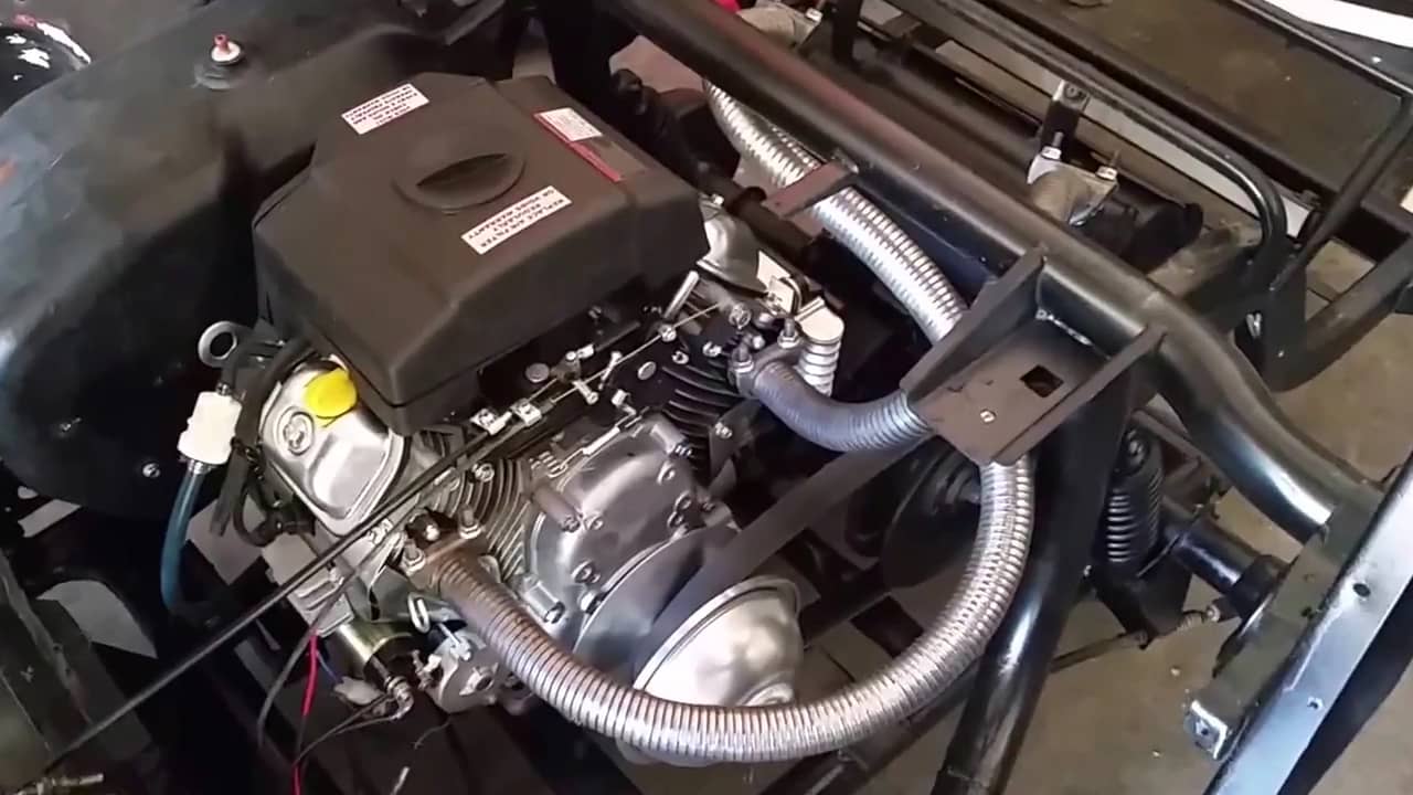 Yamaha G2 Golf Cart with Predator 670 engine - First Run on Vimeo