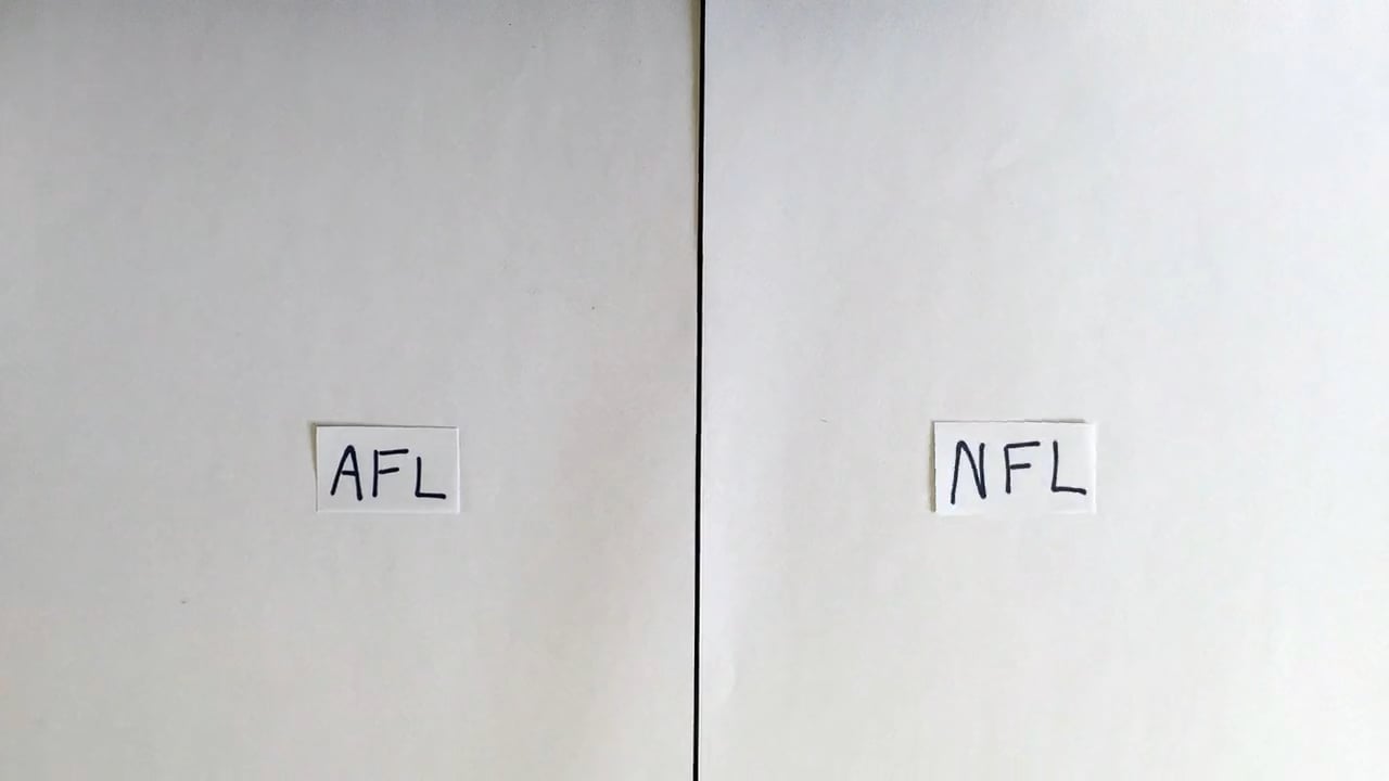 NFL vs. AFL Player Comparison on Vimeo