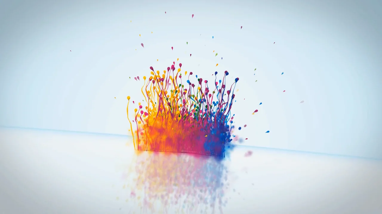 Particle Splash Logo Reveal - After Effects Template