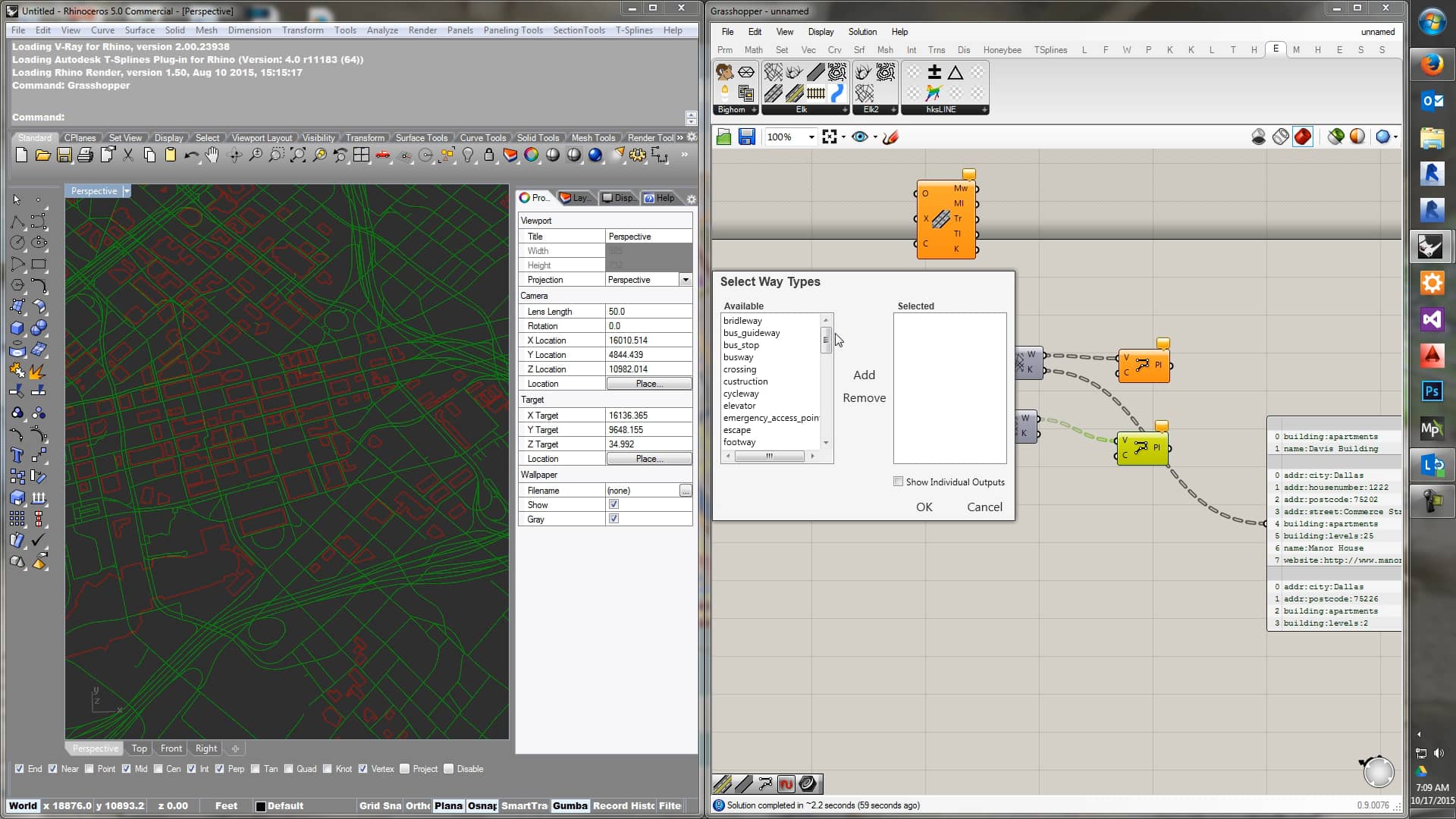 Elk 2 for Grasshopper OSM on Vimeo