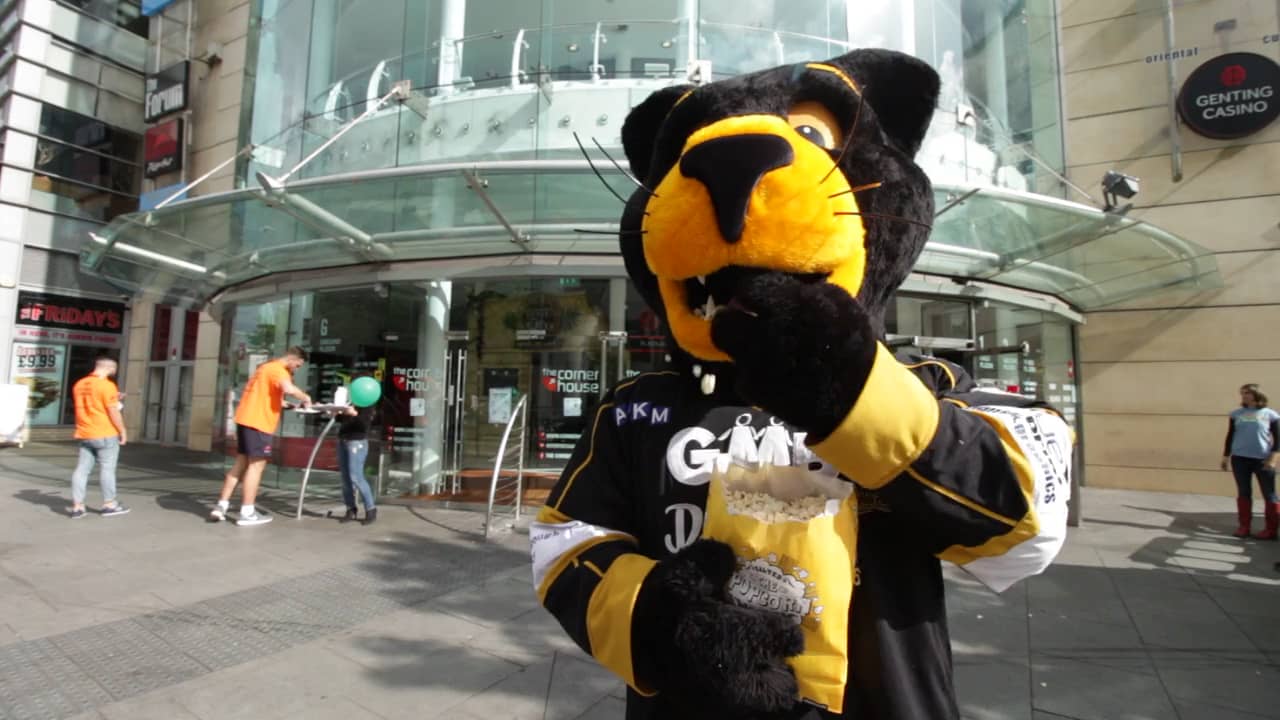 Paws The Panther's Day Out In Nottingham on Vimeo