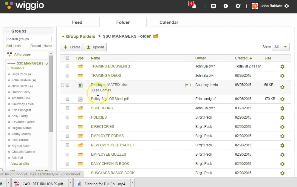Downloading From Wiggio on Vimeo