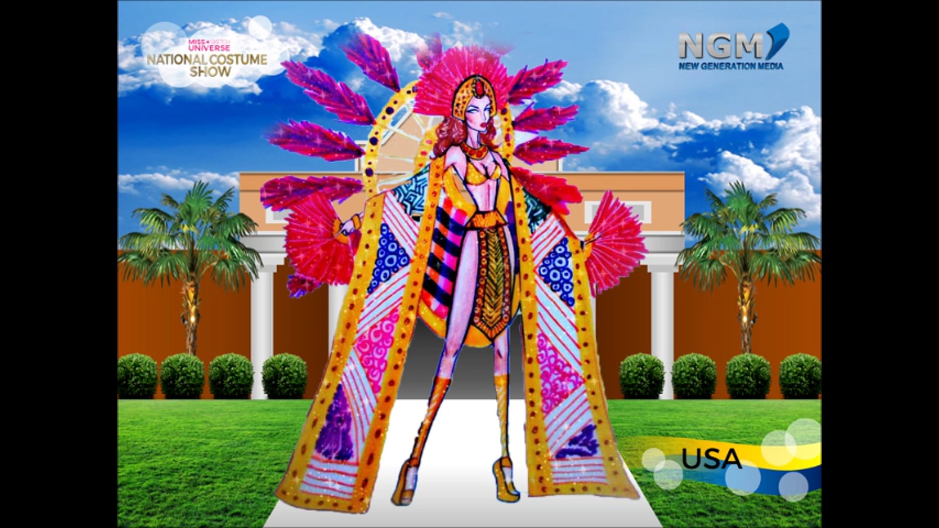 Miss Sketch Universe 2015- NATIONAL COSTUME SHOW 🥇 Own That Crown