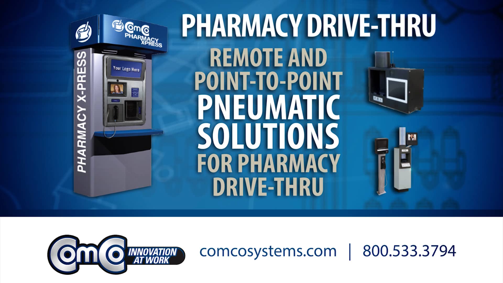 ComCo Systems Inc. | Drive-Thru and Remote Pneumatic Solutions for Pharmacies on Vimeo