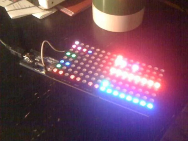 Multiple Rainbowduino Preview: Master Slave Communication on Vimeo