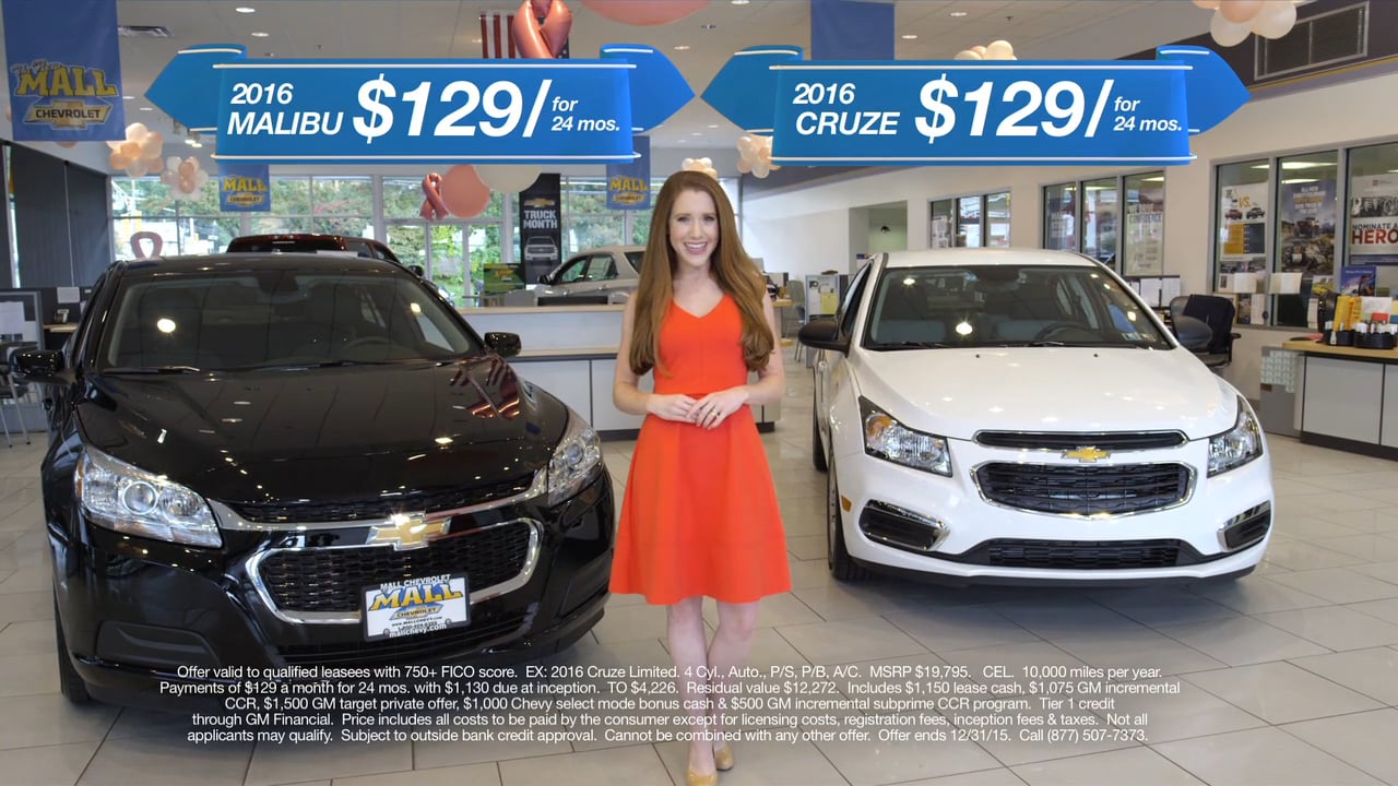 LM III Productions DEMO - MALL CHEVY Cruze-Malibu Oct 2015 on Vimeo