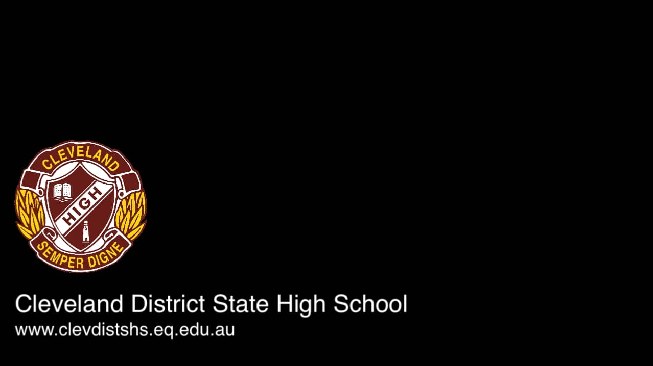 Welcome to Cleveland District State High School on Vimeo