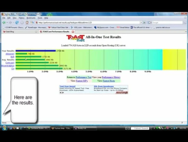 How to Use the Toast.Net Internet Speed Test