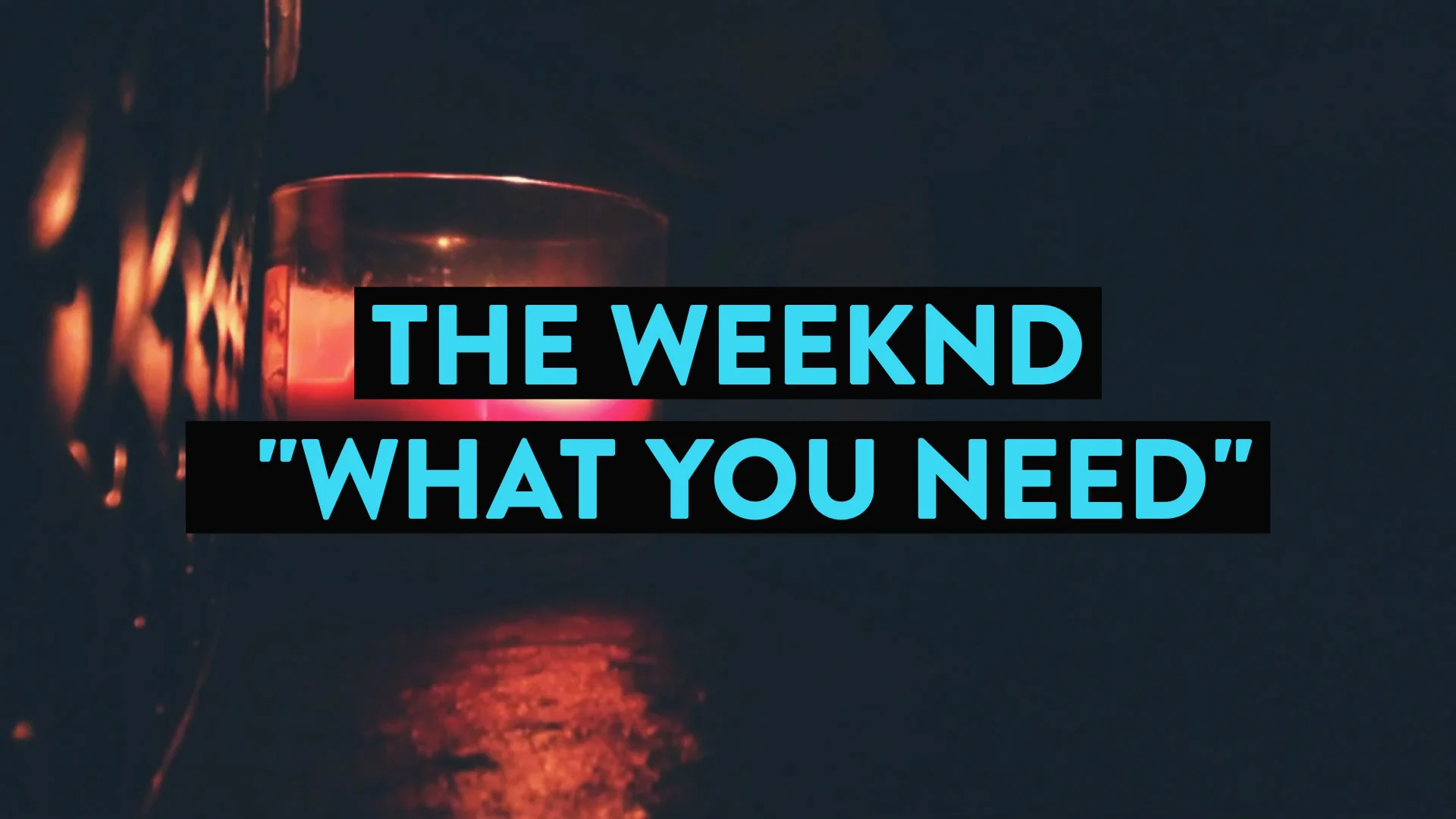 The Weeknd "What You Need" on Vimeo