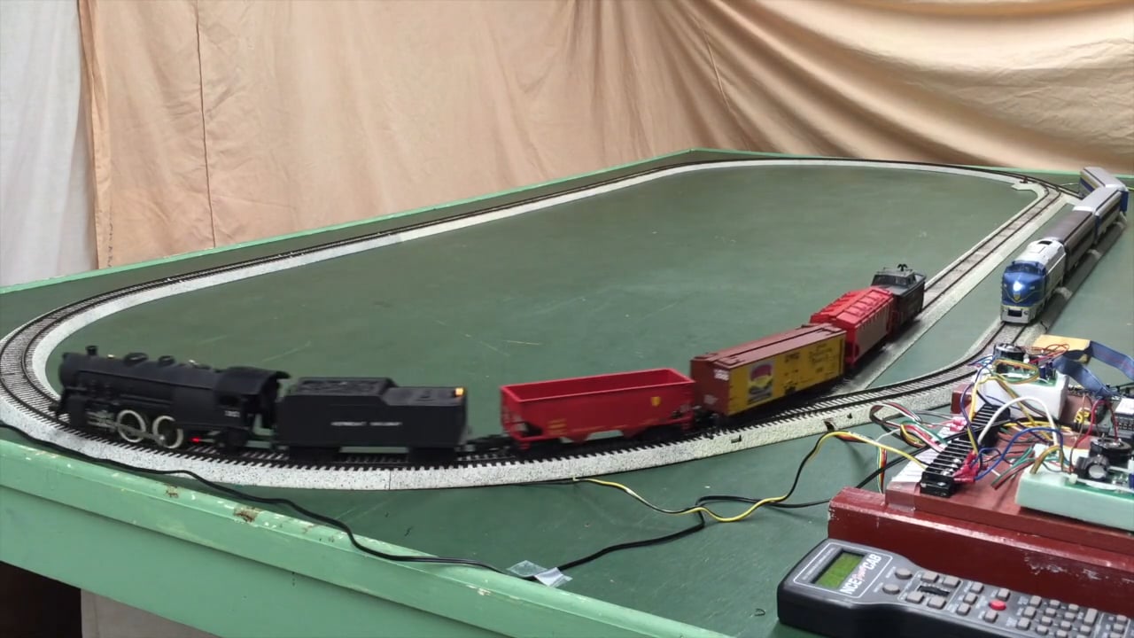 813 S Ga. DCC Automatic Passing Siding Controls 2 Trains on 1 Track ...