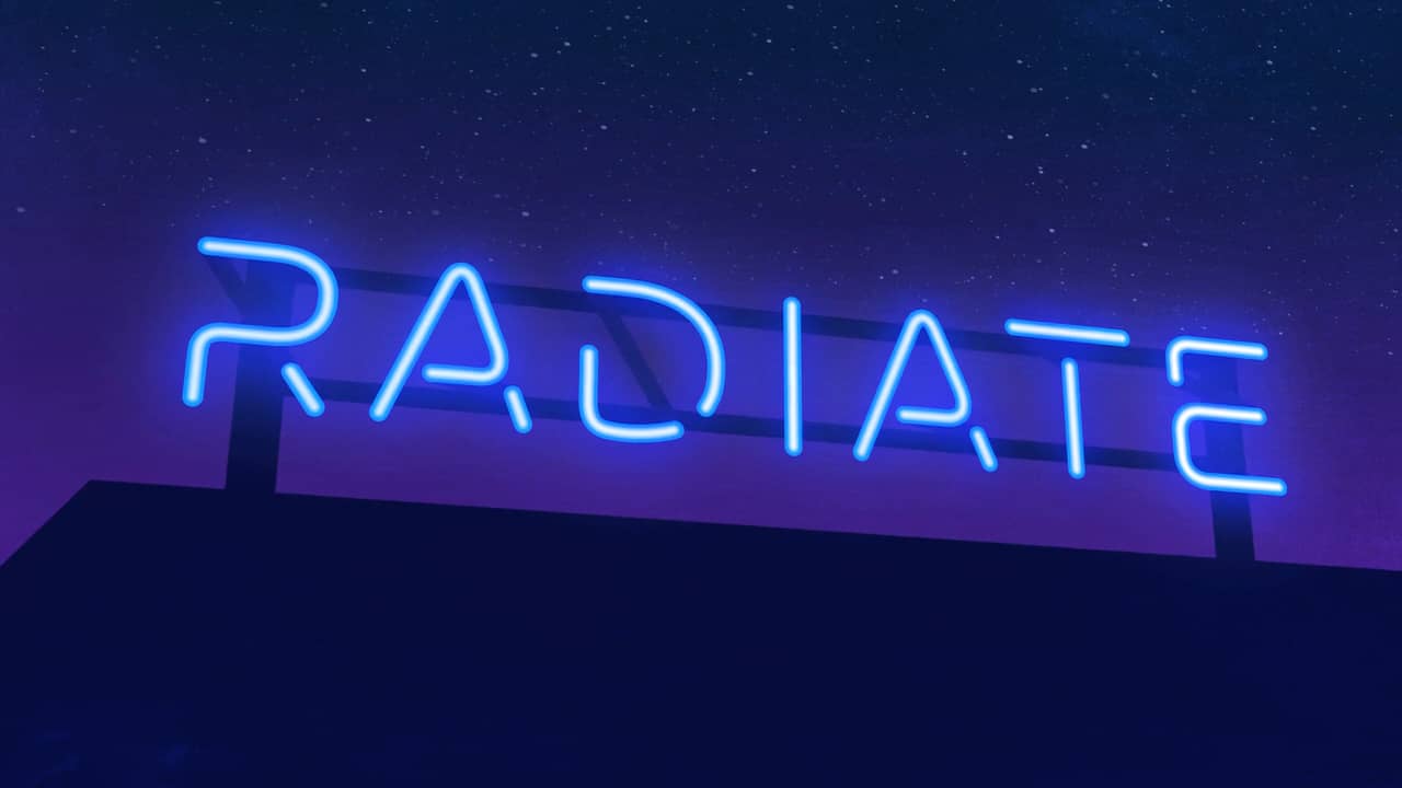 Radiate - Animated Typeface on Vimeo