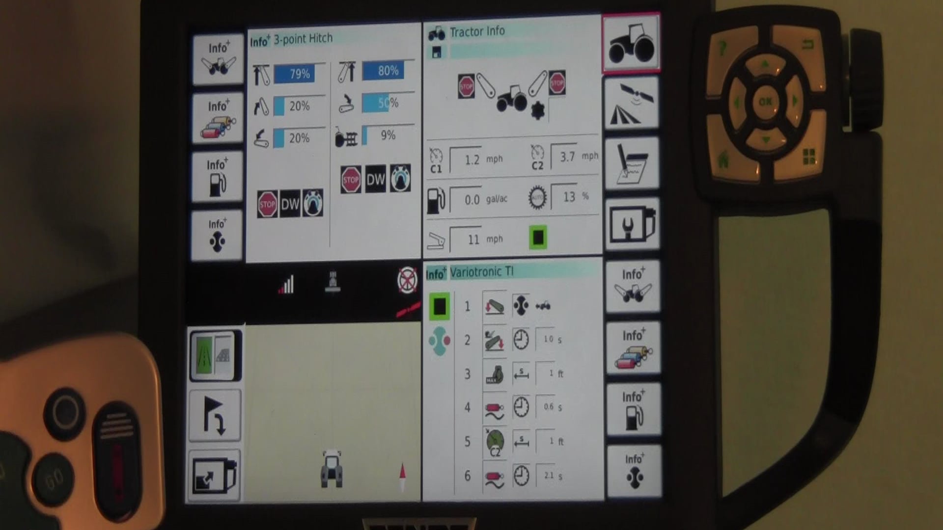 Fendt Varioterminal Videos - 3 Point Control Switches - Fendt Vario ...
