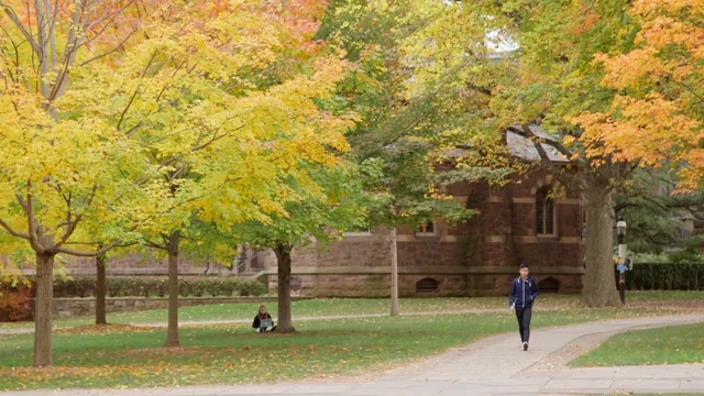 Princeton University Campus Fall