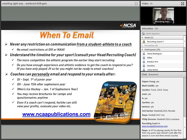 How to write a personal statement in NCSA Athletic Recruiting ...