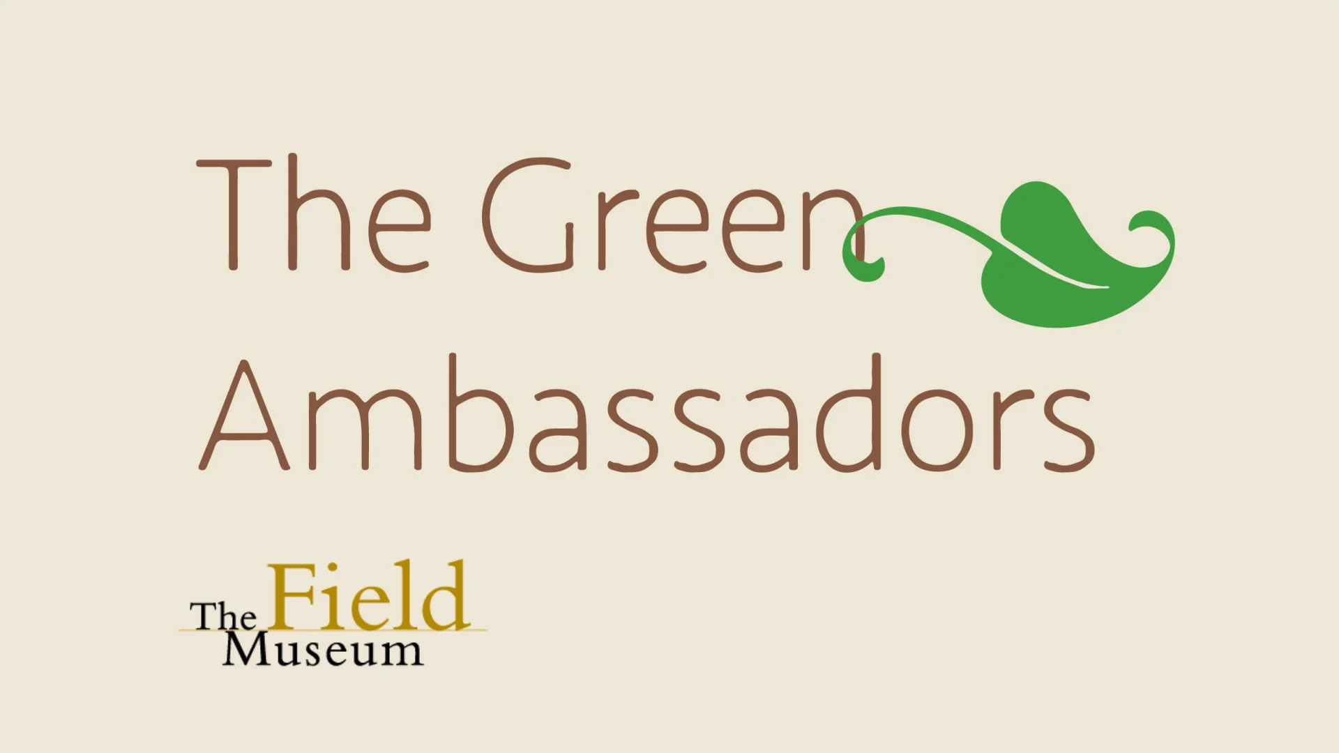 Green Ambassadors