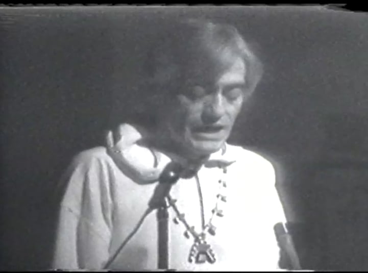 Robin Blaser - [Reading by Robin Blaser] (1974) on Vimeo