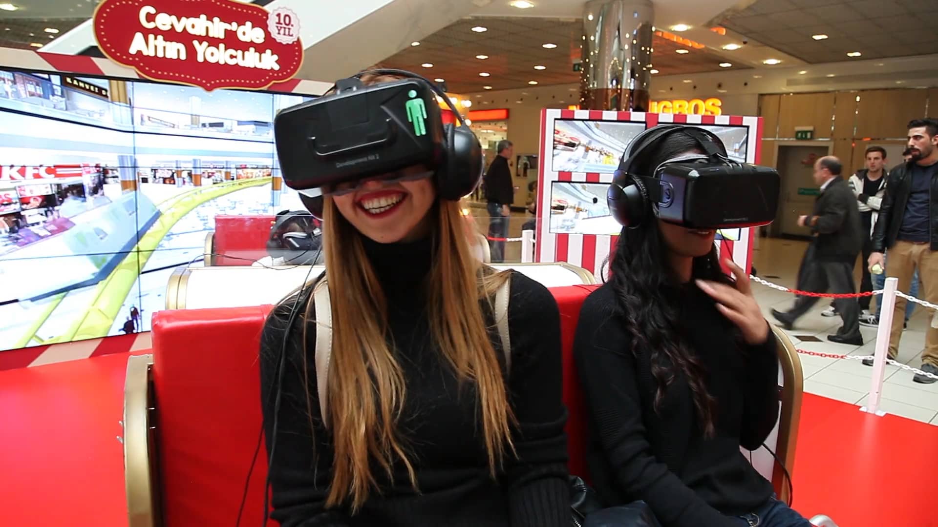 VR Project : Roller Coaster In The Shopping Mall - 4 Player Experience ...