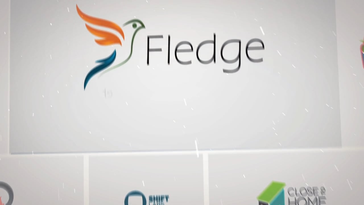 Fledge Logo Wall (draft) on Vimeo