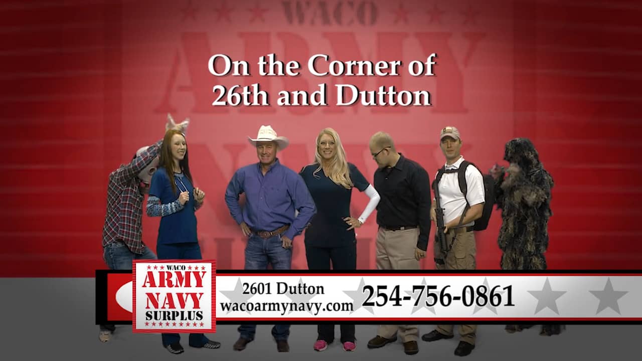 Waco Army Navy Surplus (WAN-3-1015) on Vimeo
