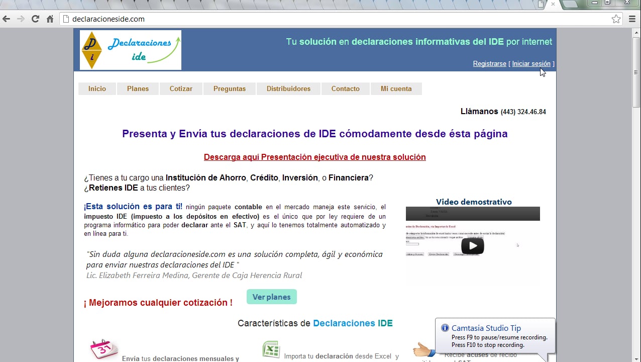 Declaraciones IDE- Tutorial - Declaracion informativa mensual de ...