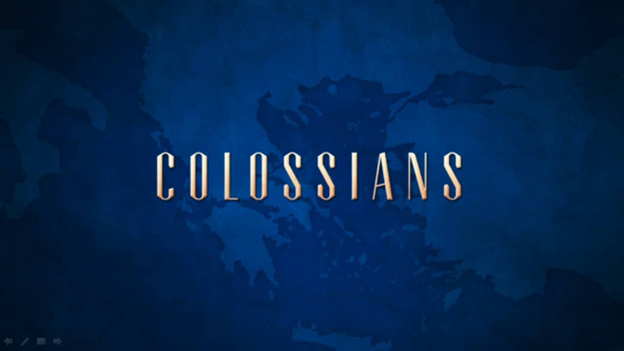 W1538 - Reconciled In Christ - Colossians 1:1-23 on Vimeo