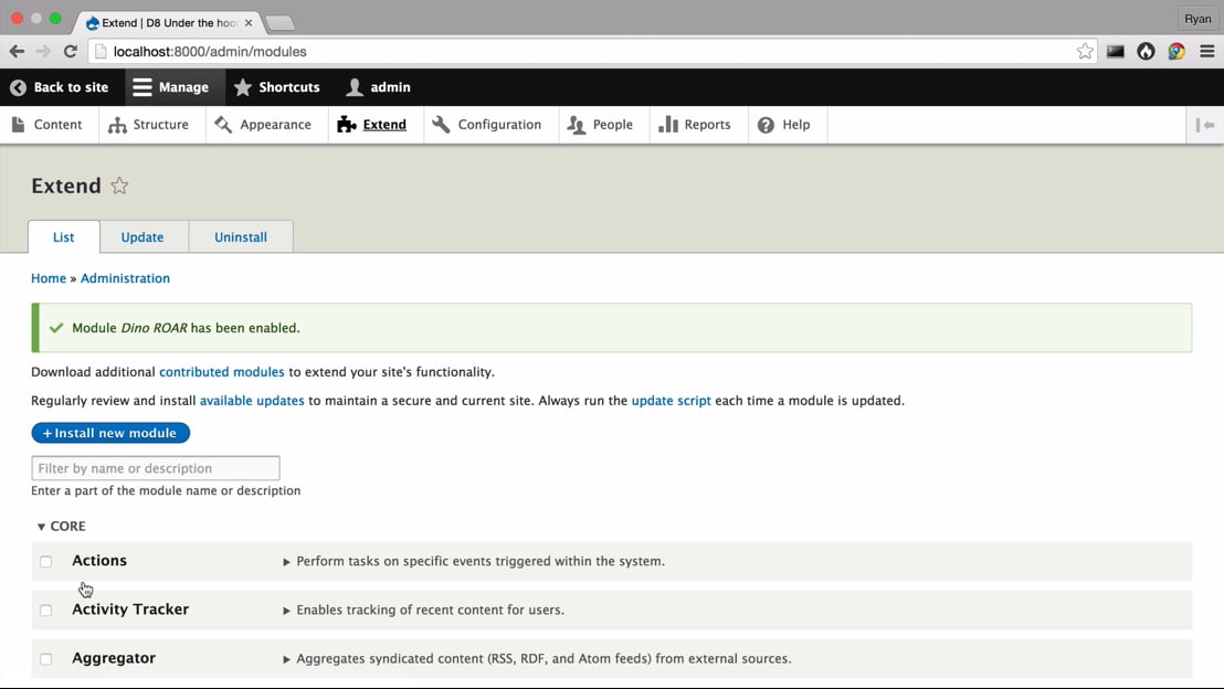 Modules Routes And Controllers Drupal 8 Under The Hood Symfonycasts 