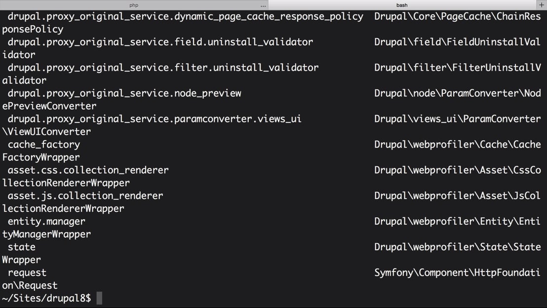 Configuring a New Service > Drupal 8: Under the Hood | SymfonyCasts