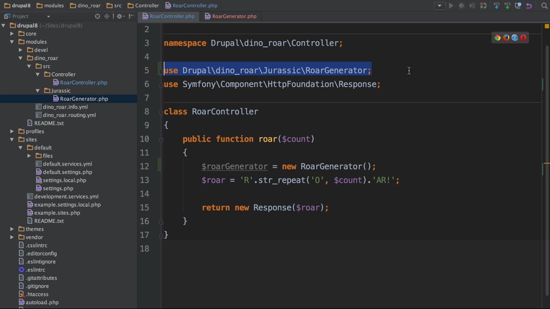 Create a Service > Drupal 8: Under the Hood | SymfonyCasts