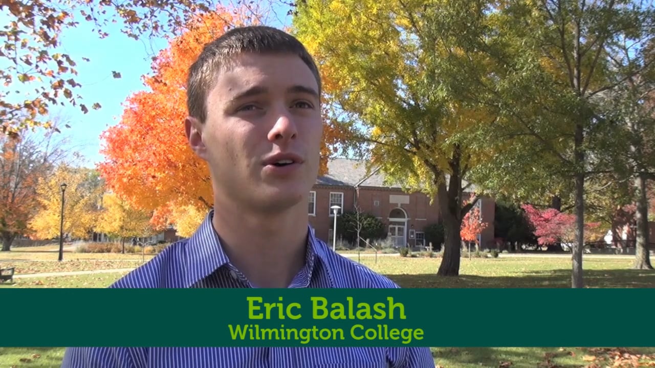 Eric Balash, WC Class of '15, Athletic Training Major on Vimeo