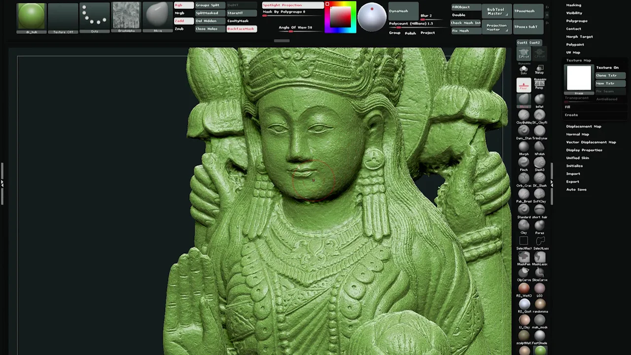 3D scan post-processing technique 01 on Vimeo