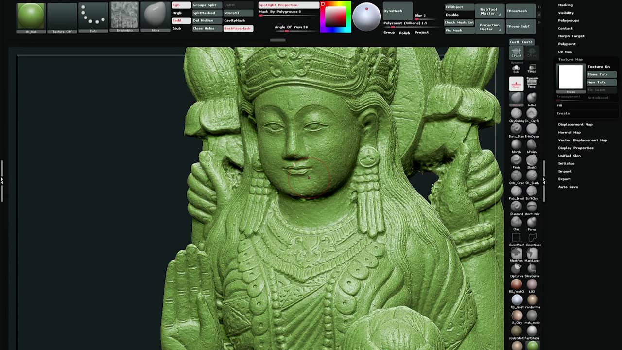 3D scan post-processing technique 01 on Vimeo