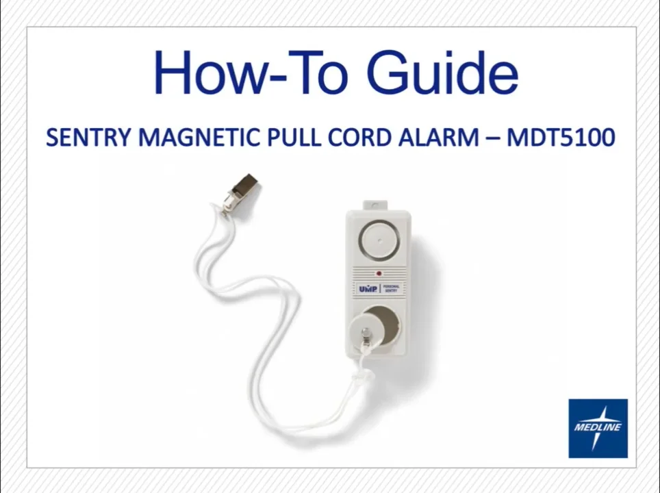 Sentry Magnetic Pull Cord Alarm - MDT5100 on Vimeo