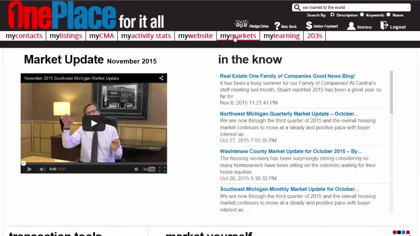 An Introduction to Our One Place