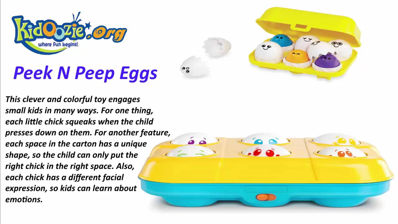 Kidoozie Peek N Peep Eggs on Vimeo