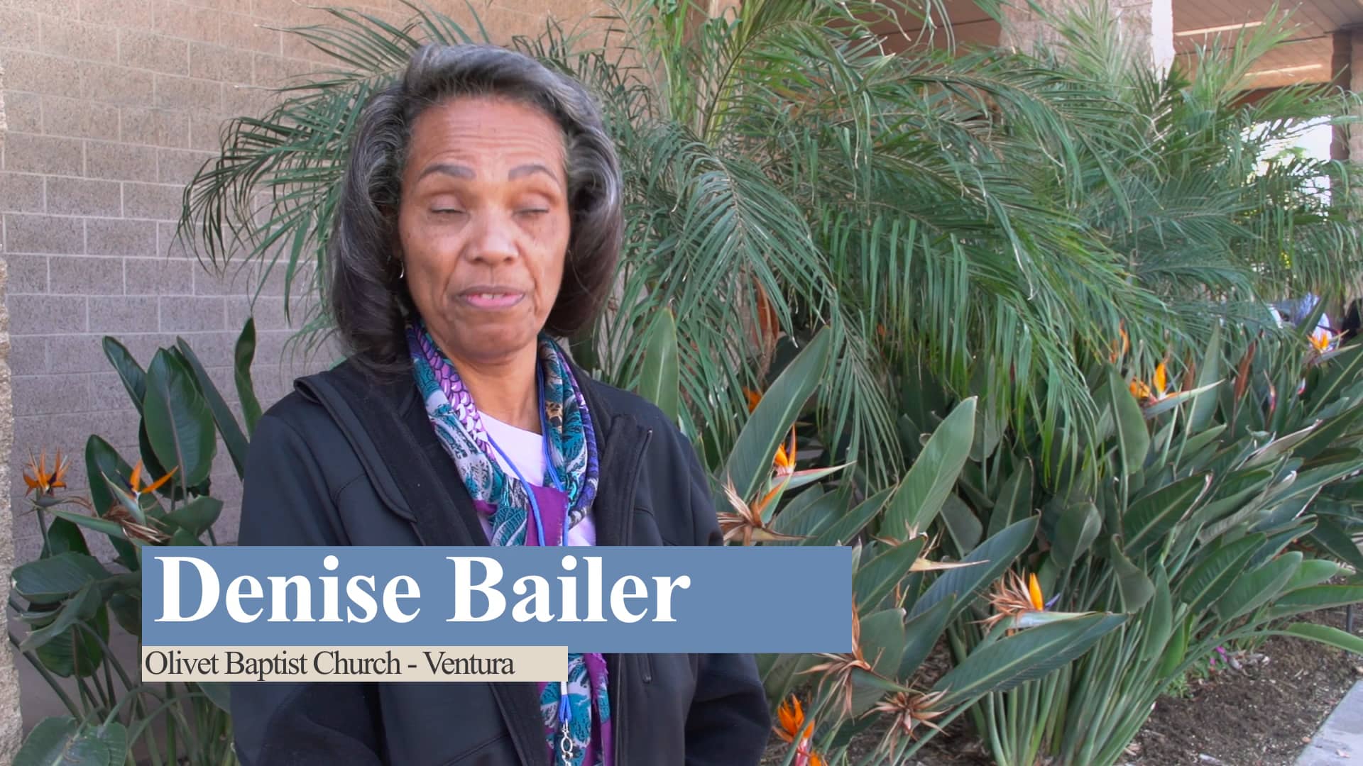 Denise Bailer - Olivet Baptist Church Ventura on Vimeo