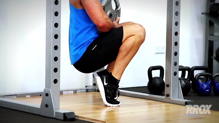 Weighted Sissy Squat on Vimeo