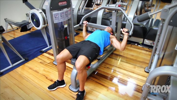 Lying Chest Press Machine on Vimeo