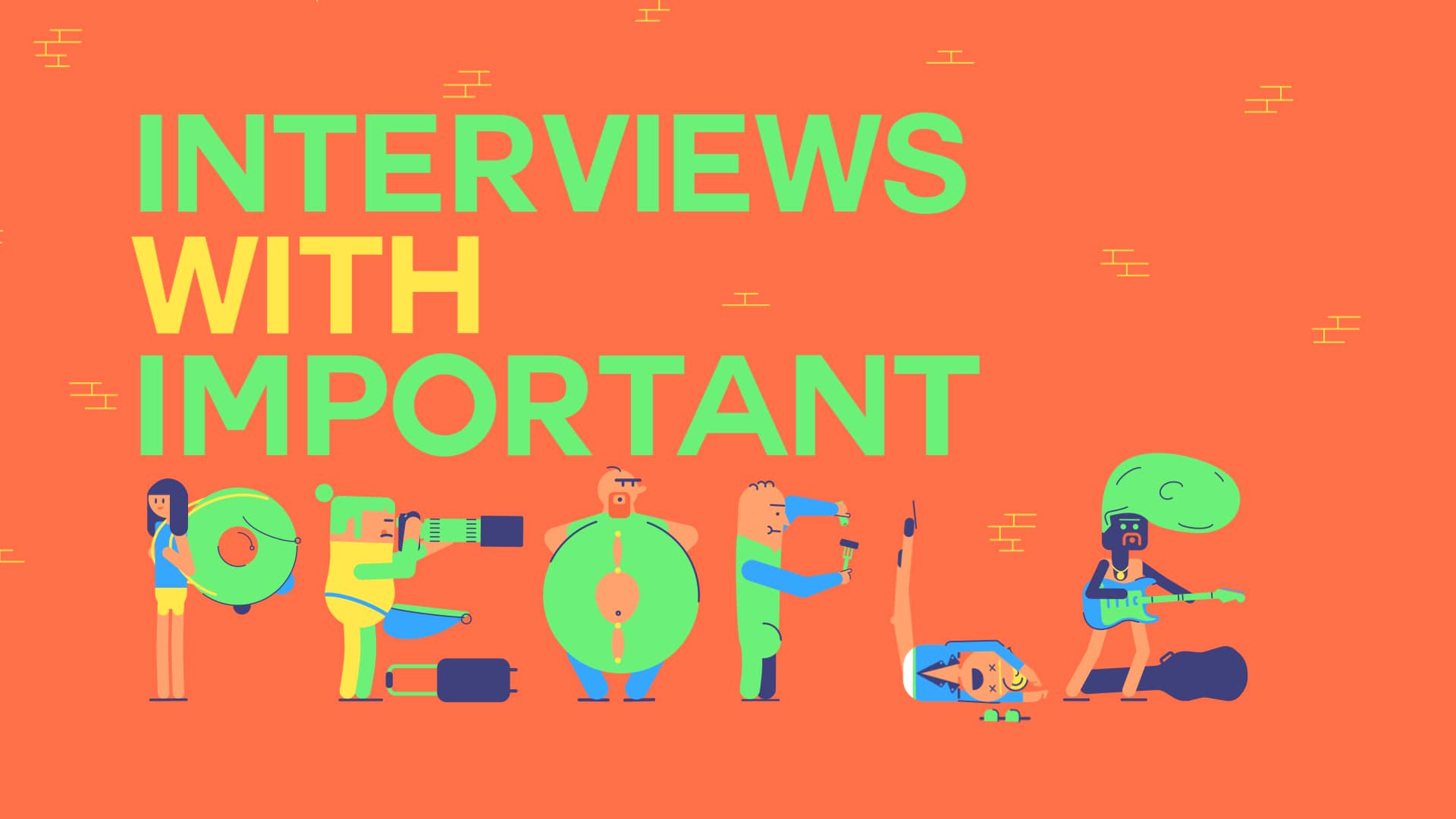 Interviews with Important People Intro on Vimeo
