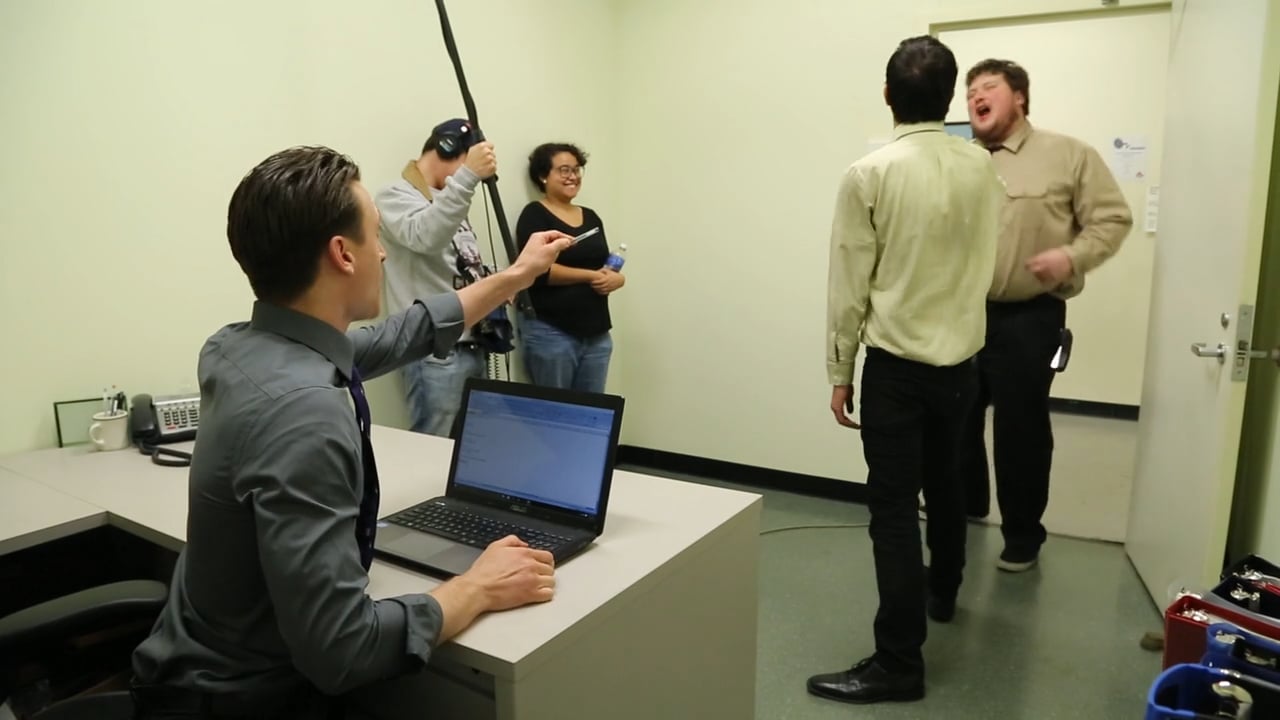 Staples Stadium Office Blooper on Vimeo
