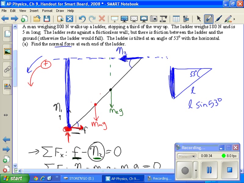 AP Physics, Video Lesson 25 Part 1 (Statics) on Vimeo