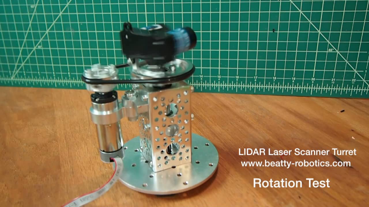 LIDAR Laser Scanner Turret - Rotation Test on Vimeo