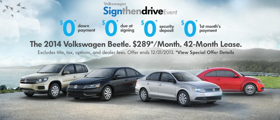 Volkswagen Video Banner - Sign Then Drive Event