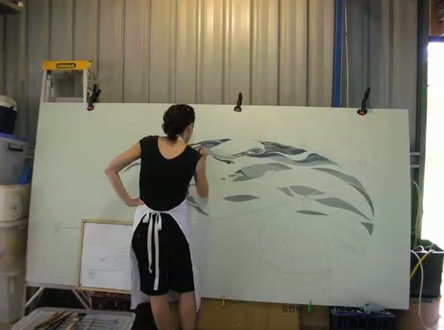 Stop motion mural painting on Vimeo