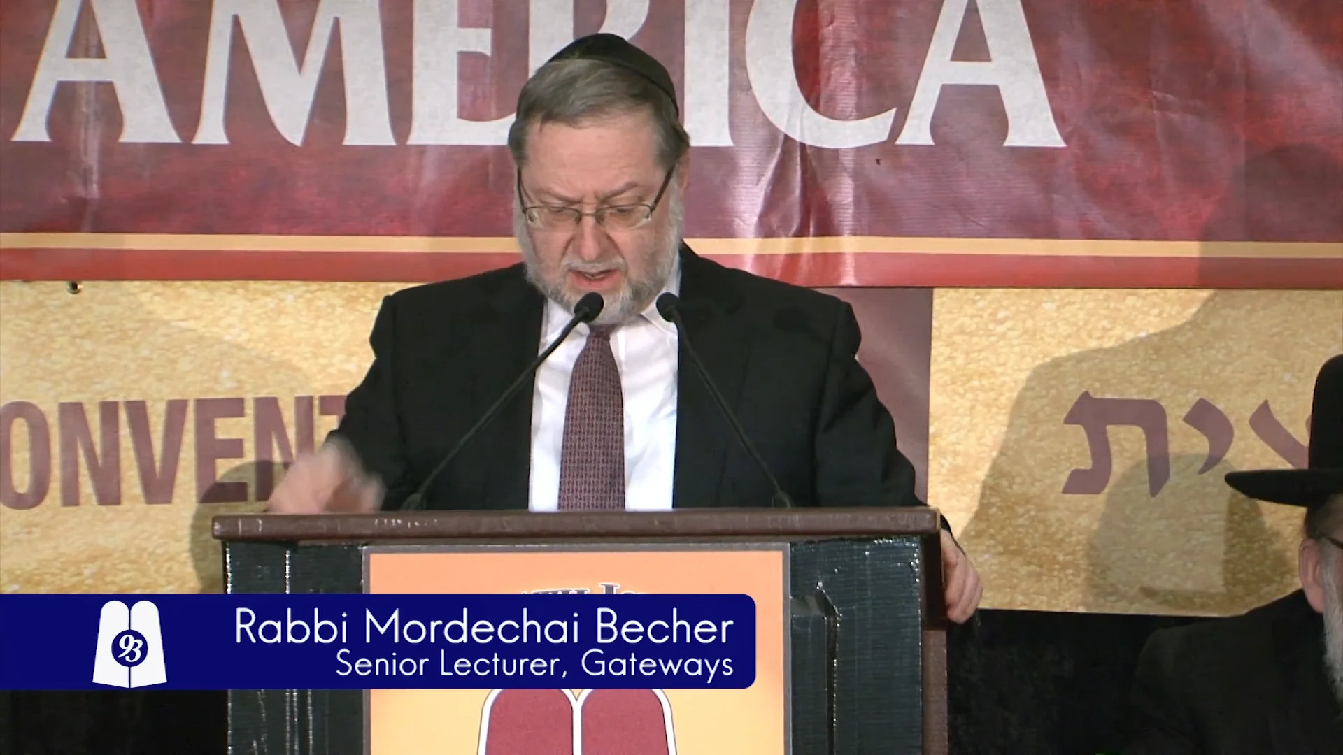 Sun Main - Rabbi Becher in Keynote Sessions 2015 Sunday on Vimeo