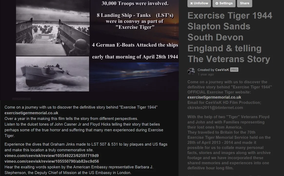 Exercise Tiger Vimeo Portfolio - CeeVisK 2015 on Vimeo