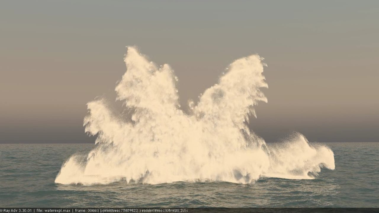 water explosion with phoenixfd | Videos & Movies on Vimeo
