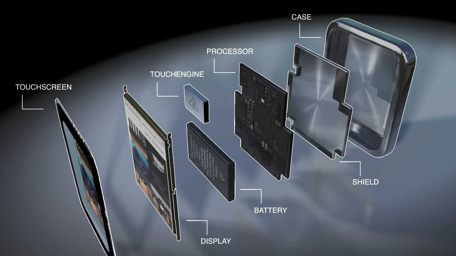 SmartWatch Exploded View