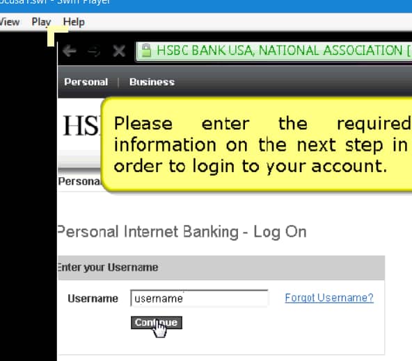 HSBC USA Login Instructions on Vimeo