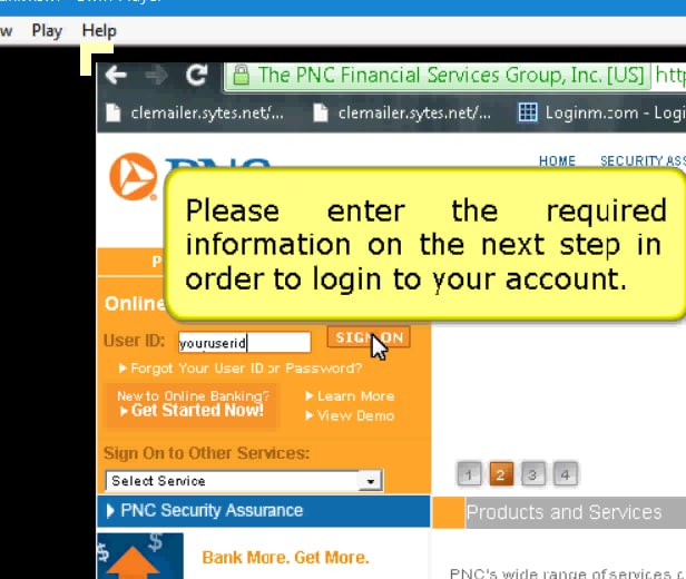 PNC Bank Login Instructions on Vimeo